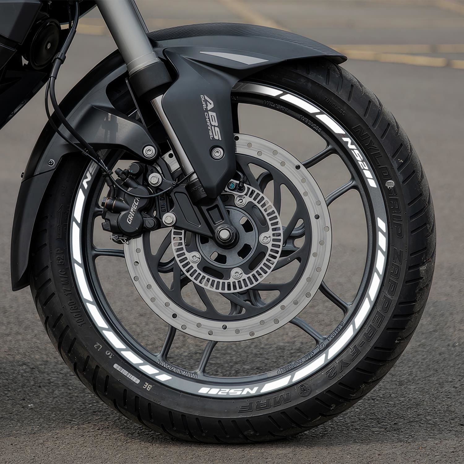 GP Kompozit Bajaj Pulsar NS 200 2011-2023 Uyumlu Jant Şeridi Reflektif ...